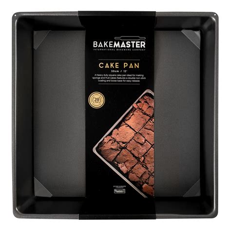 Bakemaster Loose Base Deep Square Cake Pan 30cm The Scullery Kerikeri