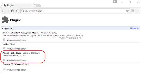 How To Disable Chrome Flash Player Plugin WinTips Org