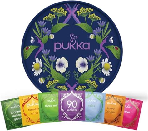Pukka Tea Organic Herbal Tea Sampler For Everyday Wellness
