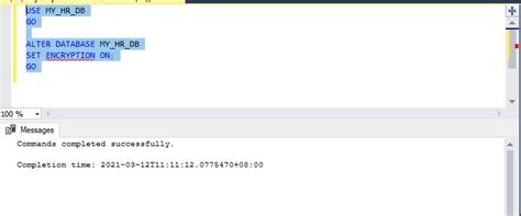 Hemant S Sql Server Dba Blog Setting Up Transparent Data Encryption