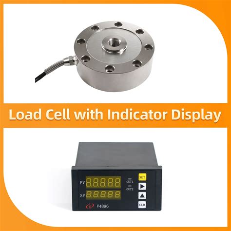Load Cell Sensors With Indicator Display Compression And Tension Load