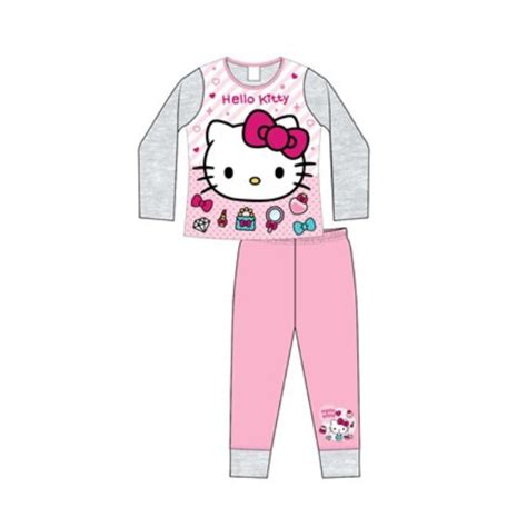 Older Girls Official Hello Kitty Pyjamas Wholesale Nightwear