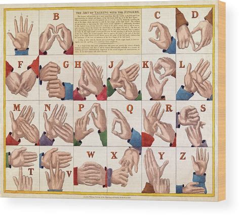 Sign Language Alphabet Printable