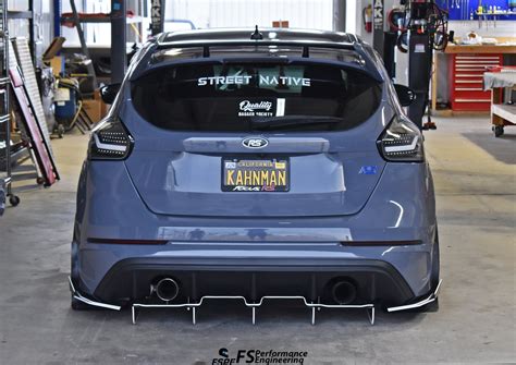 Ford Focus Rs 2016 2018 Rear Diffuser V3 Fspe Inc