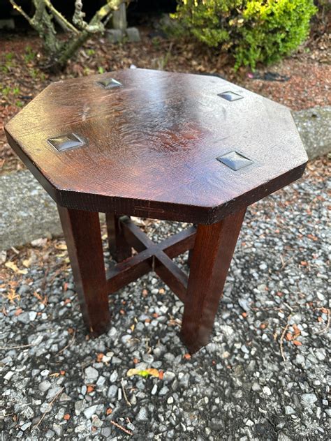 Antique L And Jg Stickley Small Tabouret C 1910 W8395 20 Off Sale For Sale At 1stdibs