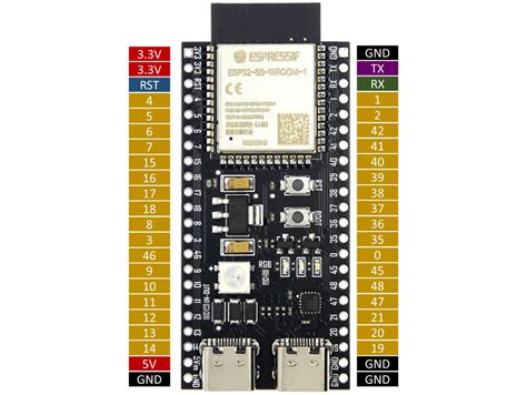 Esp32 S3 Board 8mb Flash 8mb Ram Usb Type C Pcb Antenna 99tech