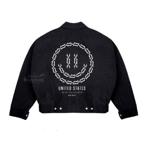 Jual Work Jacket Crop Keep Smile Kasual Unisex Jaket Crop Pria Size M
