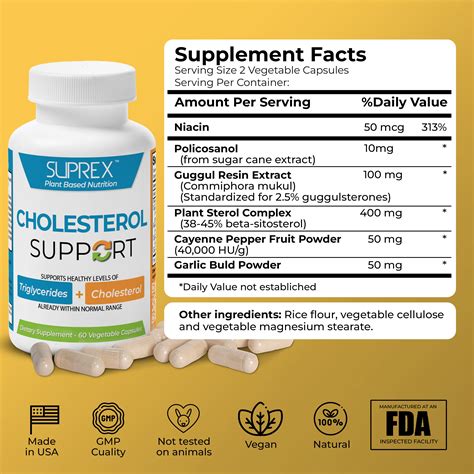 Cholesterol Support Suprex Nutrition