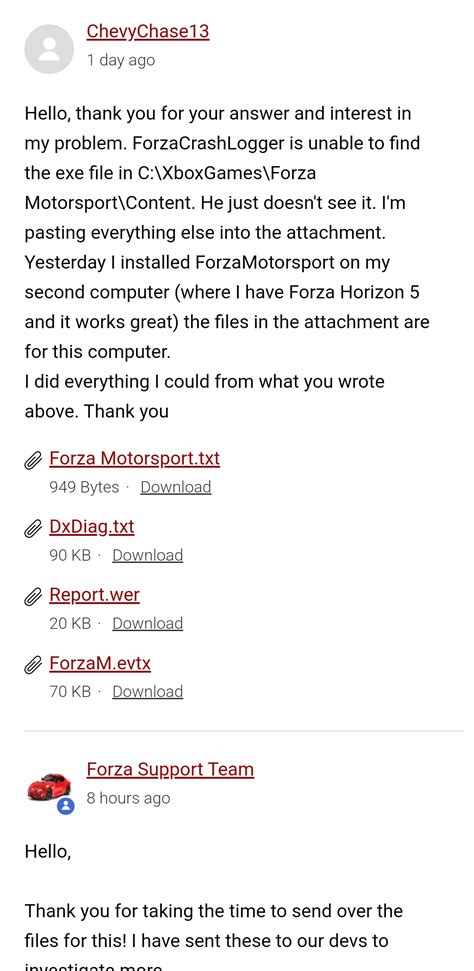 Crash After Update 30 My Game No Longer Opens 1684419 Fm Closed Issues Official Forza