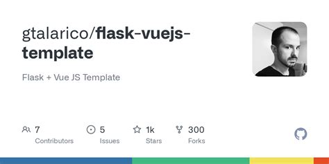 GitHub Gtalarico Flask Vuejs Template Flask Vue JS Template