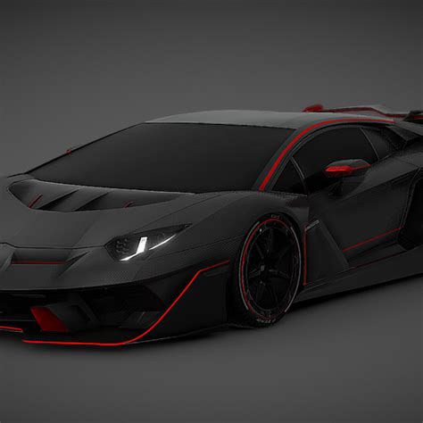 Stl File Lamborghini Aventador Svj Sc20 Carbon Edition 🚗 ・3d Printing