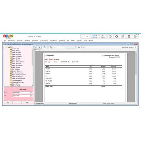 Shop Excel Billing Software At Rs 14999 Billing Software For Pc In