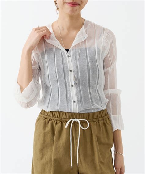 Iena（イエナ）の「シアーニットカーディガン（カーディガン ボレロ）」 Wear