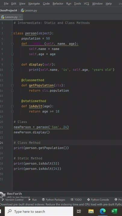 Python Class Methods Pythonforbeginners Pythonprogramming Pythontutorial Programming Python
