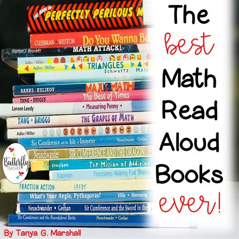 The Best Books For Math Read Alouds The Butterfly Teacher