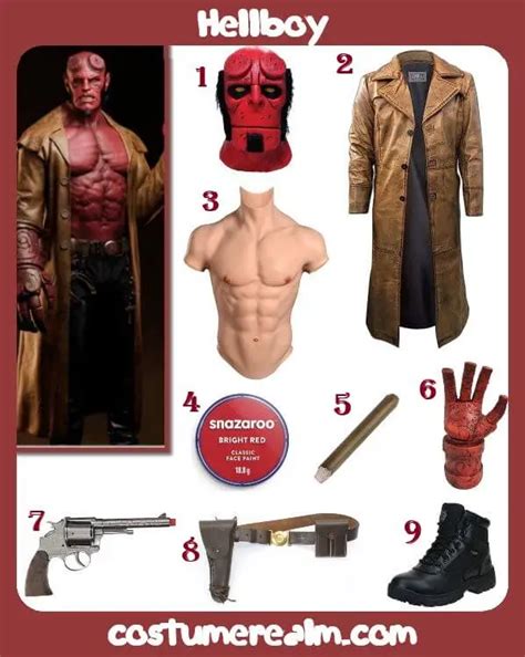 How To Dress Like Hellboy Guide For Cosplay And Halloween