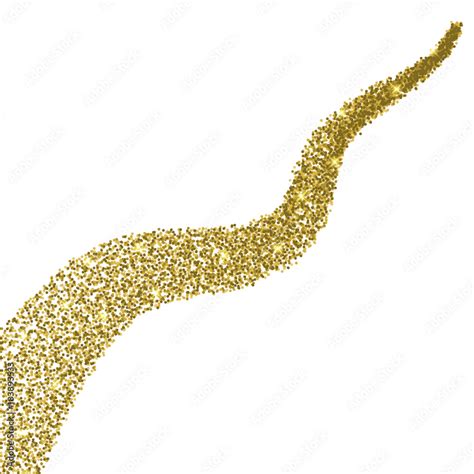Particle Explosion Effect Golden Glitter Texture Space Implosion