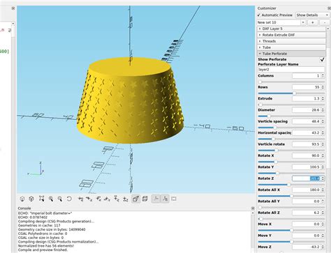 D Part Design With Inkscape And Openscad Custom Knurling