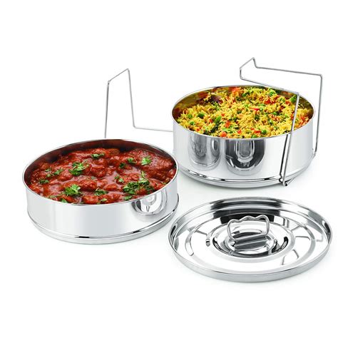 Stackable Stainless Steel Insert Pans 8qt Inserts For Instant Pot