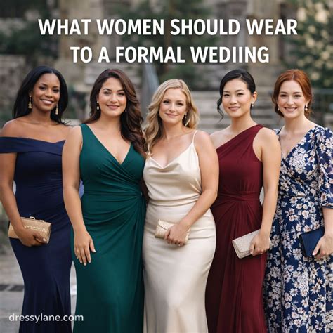 What Women Should Wear To A Formal Wedding Dressy Lane