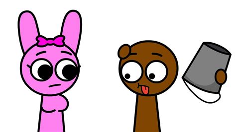 Pinki Vs Brud Sprunki Animation Youtube
