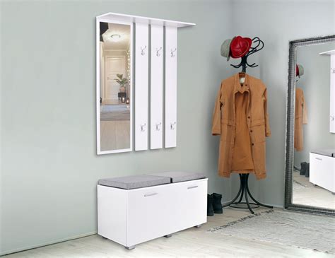 Тумбочки с вешалкой для прихожей 95 фото