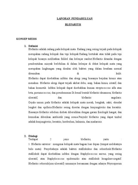 Lp Blefaritis Pdf Sains And Matematika