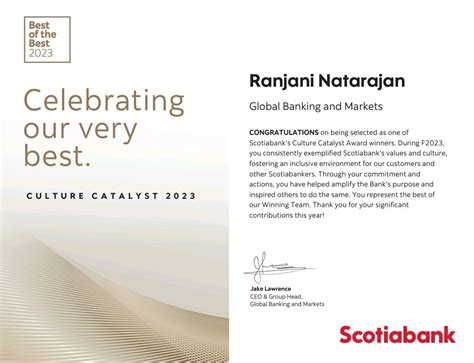 Ranjani Natarajan On Linkedin Scotiabank 34 Comments