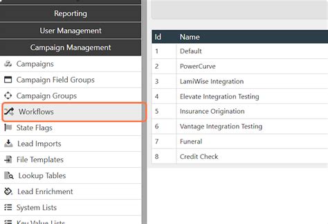 Workflows Call Only State Laminin