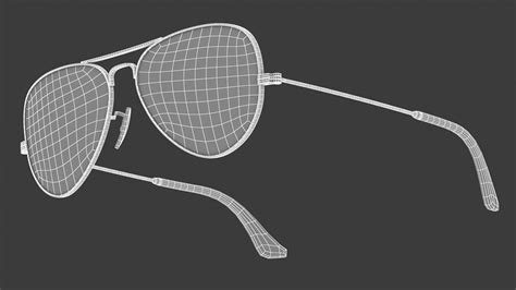Classic Gradient Aviator Sunglasses 3d Model By Frezzy