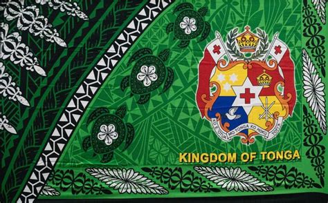 Kingdom Of Tonga Seal Turtle Sarong Etsy