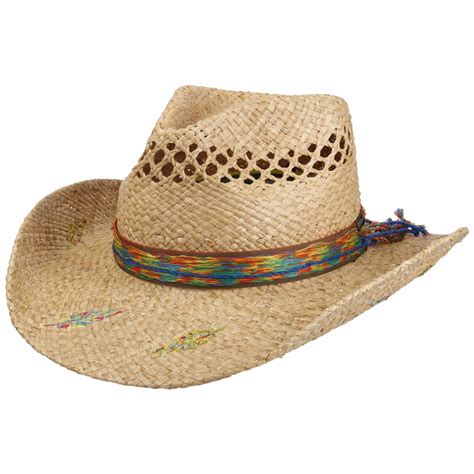 Denver Western Natural Straw Hat Stetson Reference 21580 Traclet