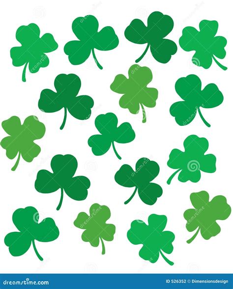 Clover Pattern Stock Vector Illustration Of Pattys Good 526352