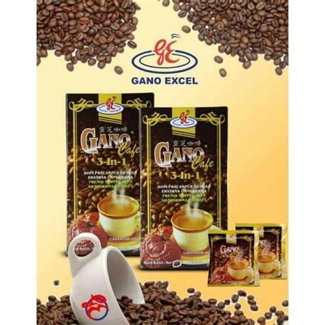 10 Boxes X 20s Gano Excel Cafe 3 In 1 Grelly Uk