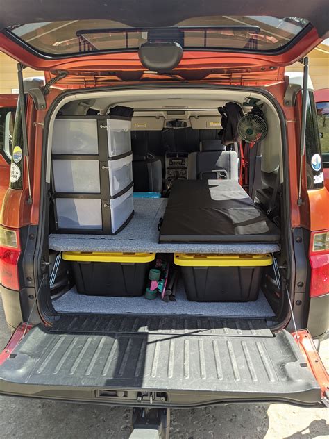 Honda Element Camper Conversion Conversion Of Honda Element To Camper