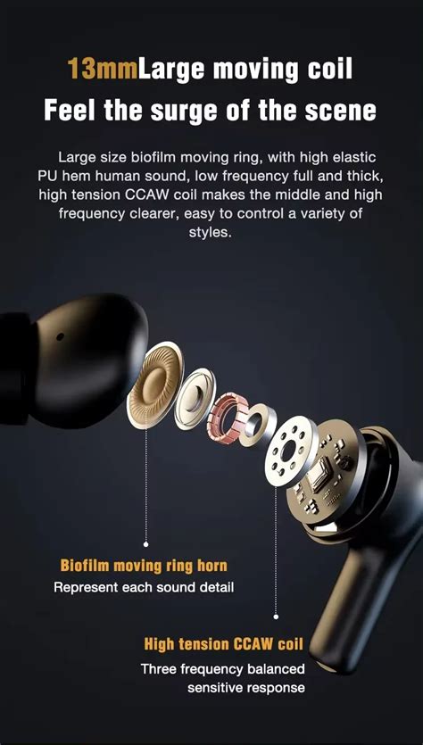 Moresport Tws M16 Anc Enc Noise Cancelling Earbuds 6h Playtime