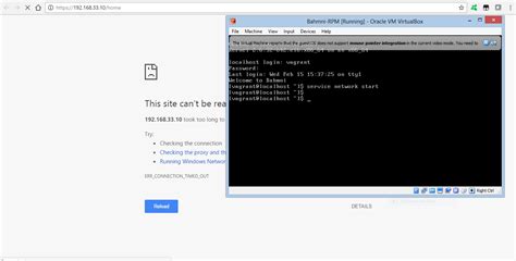 error in bahmni installation using vagrant and virtualbox bahmni