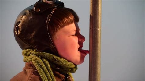 A Christmas Story Tongue Stuck To Pole