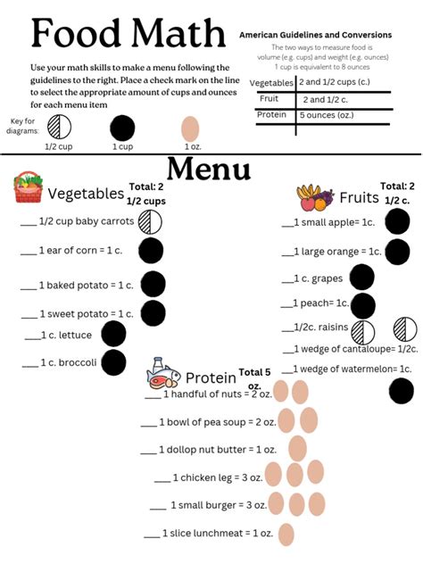 Food Math 2 Pdf