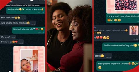 Lady Leaks Whatsapp Messages After Surprising Boyfriend With Love