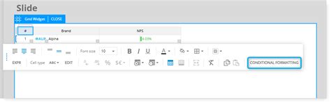 Grid Conditional Formatting