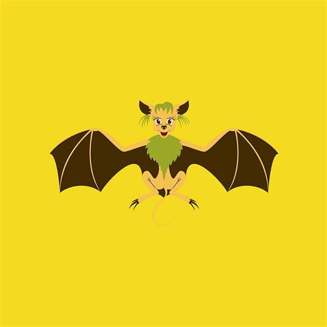 귀여운 박쥐 벡터의 배경에 플랫 Eps Ai Uidownload