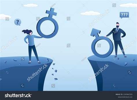 54 Imágenes De Opposite Sex Inequality Gap Concept Imágenes Fotos Y