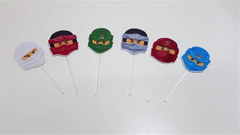Topper Ninjago Loja Adoro Arte Atelie Elo7 Produtos Especiais