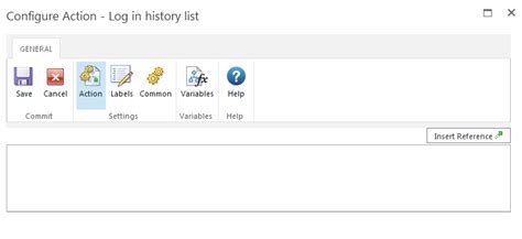 log in the history list