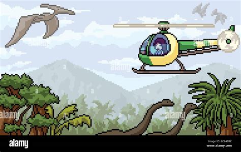 Jurassic Park Helicopter Stock Vector Images Alamy