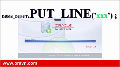 Vi Sql Developer Hiển Thị Kết Quả Dbmsoutputputline Trên Sql