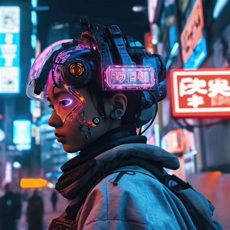 Premium Ai Image A Humanoid Androids Positronic Brain Circuit Glows
