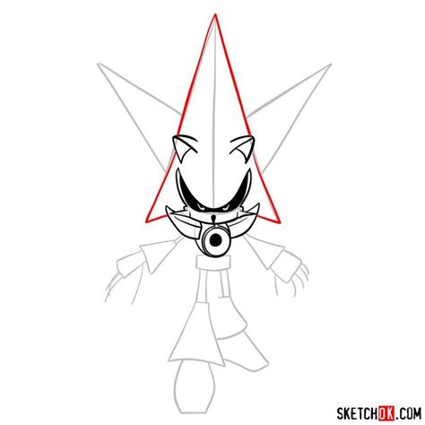 How To Draw Neo Metal Sonic Sketchok Easy Drawing Guides Easy