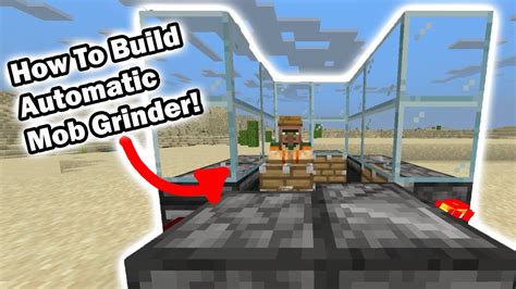 How To Build Afk Mob Grinder For Minecraft Bedrock Youtube